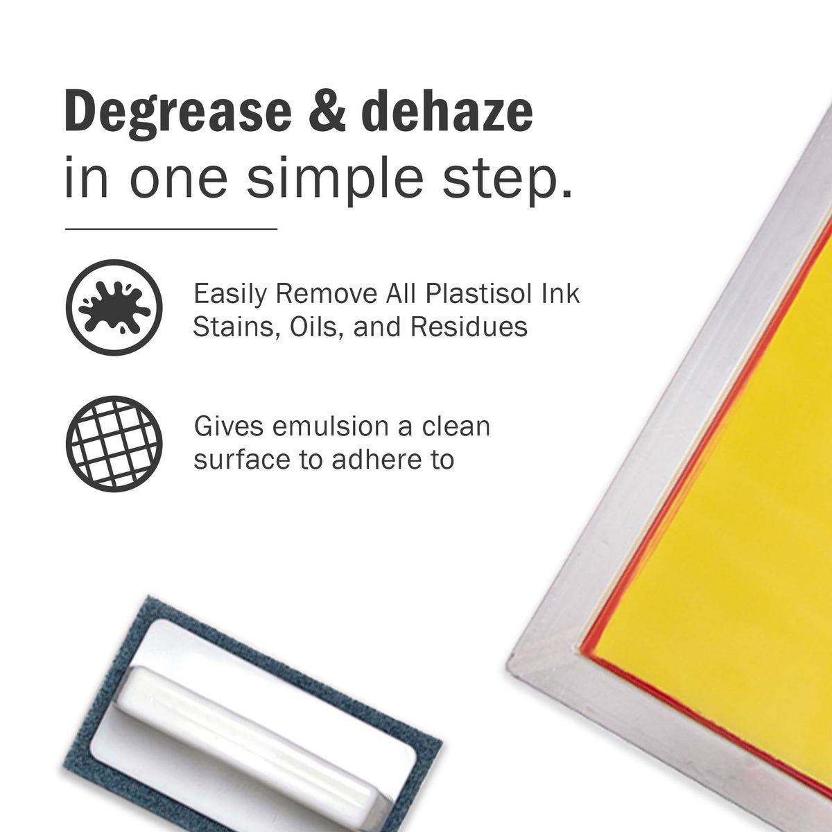 Ecotex® Hyper Haze Screen Printing Degreaser/Dehazer | Screen Print Direct