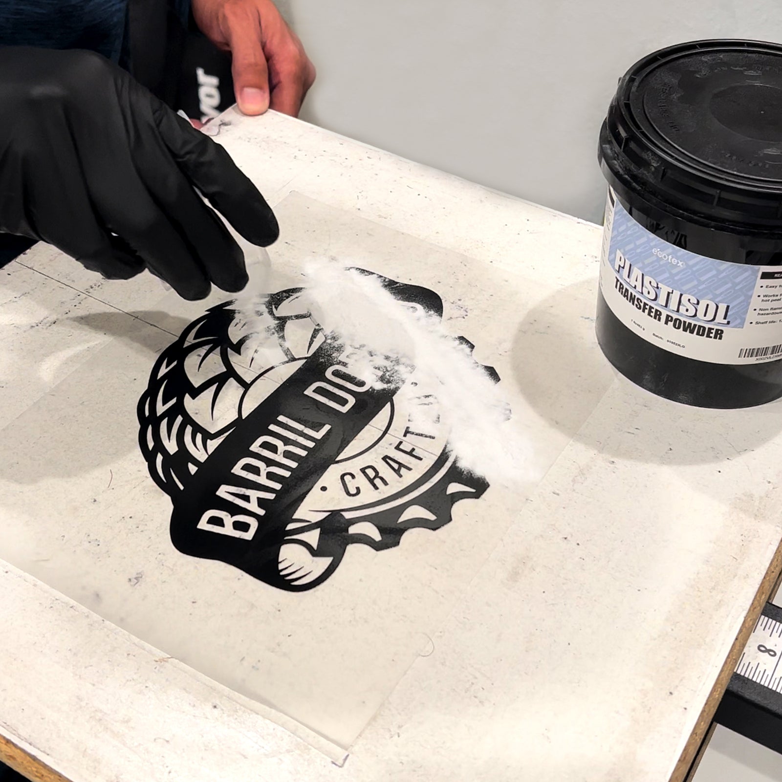 Ecotex® Screen Printing Plastisol Transfer Powder– Screen Print Direct