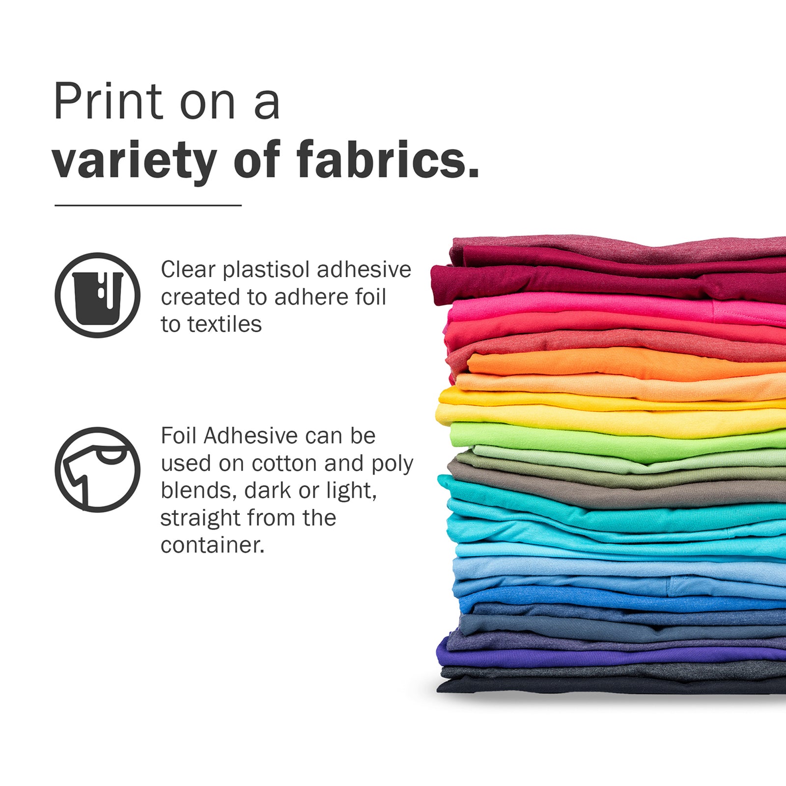 Rapid Cure Screen Printing Foil Adhesive | Screen Print Direct