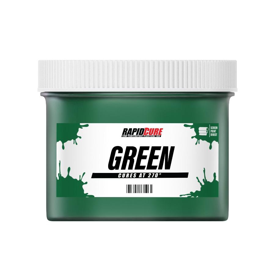 Rapid Cure Green Screen Printing Plastisol Ink | Screen Print Direct