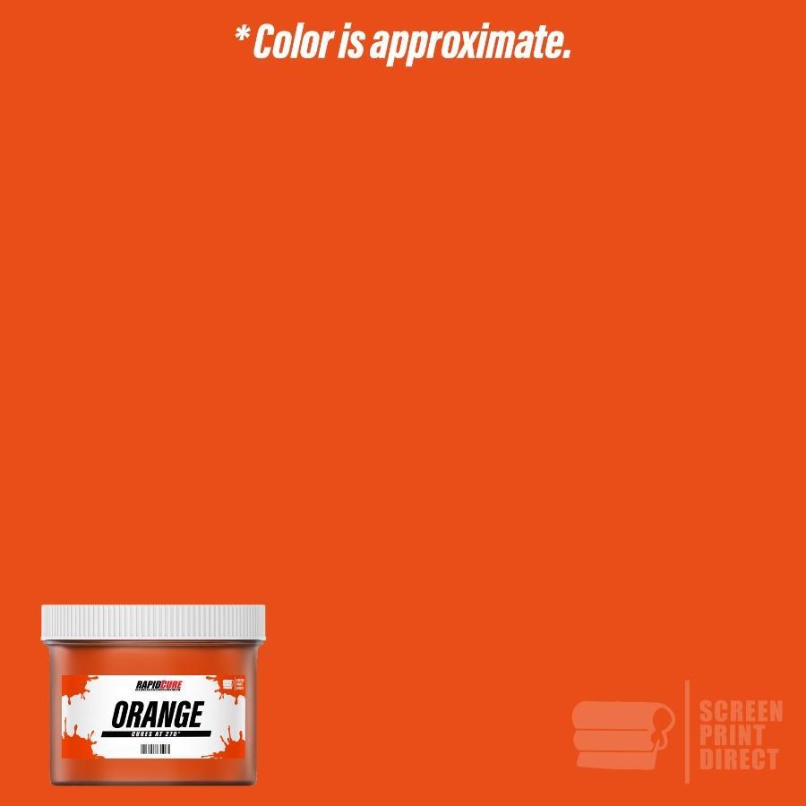 Rapid Cure Orange Screen Printing Plastisol Ink | Screen Print Direct