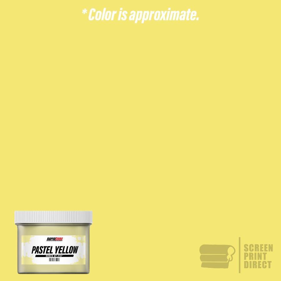 Rapid Cure Pastel Yellow Plastisol Ink - Screen Printing Ink– Screen ...