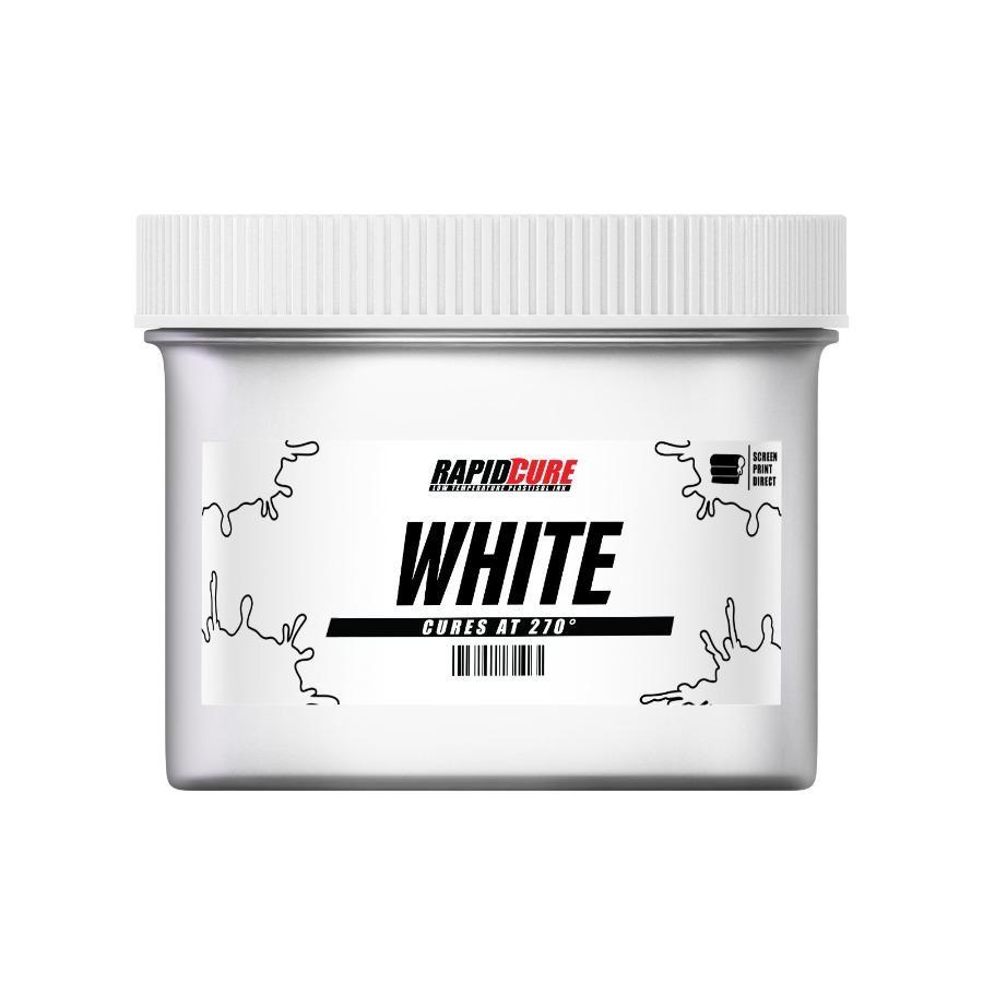 Rapid Cure White Screen Printing Plastisol Ink | Screen Print Direct